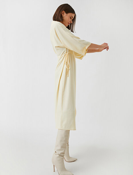 Koton Kadın Düğmeli Midi Elbise