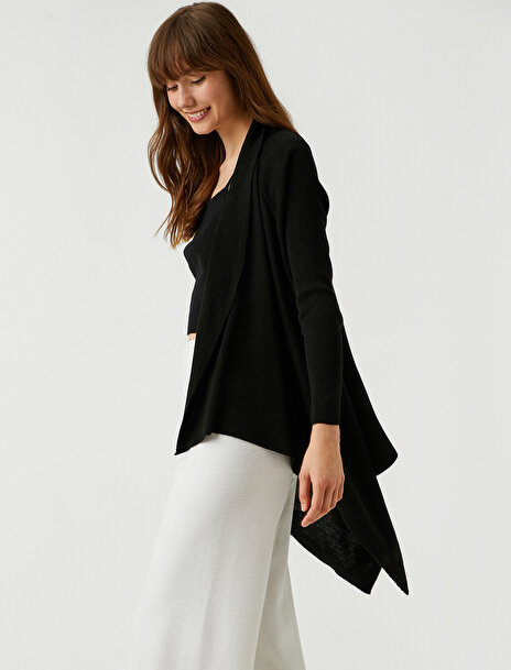 Koton Kadın İnce Triko Hırka Uzun Kollu