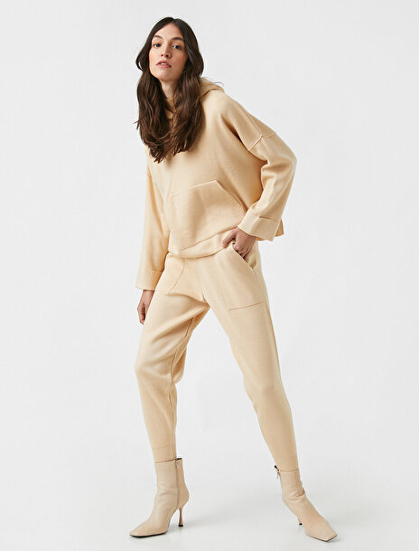 Koton Kadın Yüksek Bel Jogger Pantolon