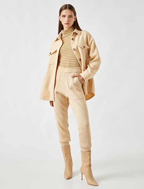 Koton Kadın Yüksek Bel Jogger Pantolon