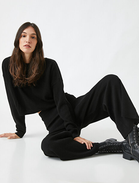 Koton Kadın Crop Kazak