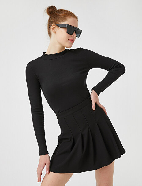 Koton Ole Genç Kız Uzun Kollu Tişört Fitilli