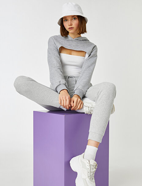 Koton Ole Genç Kız Belden Bağlamalı Eşofman Altı Koton Ole Genç Kız Belden Bağlamalı Eşofman Altı