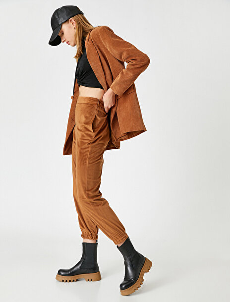 Koton Ole Genç Kız Beli Lastikli Cepli Jogger Pantolon