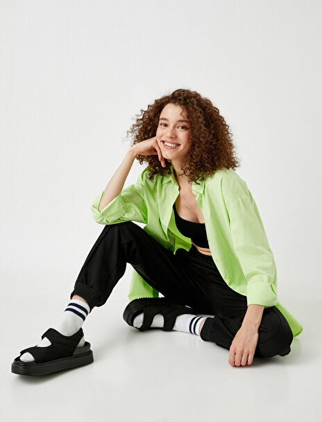 Koton Ole Genç Kız Belden Bağlamalı Eşofman Altı Koton Ole Genç Kız Belden Bağlamalı Eşofman Altı