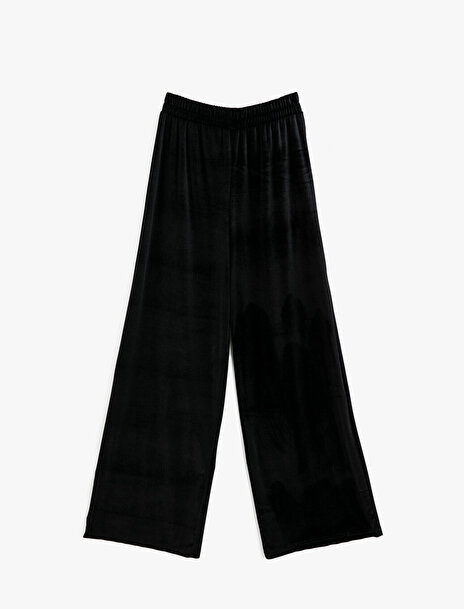 Koton Ole Genç Kız Bol Paçalı Kadife Eşofman Altı