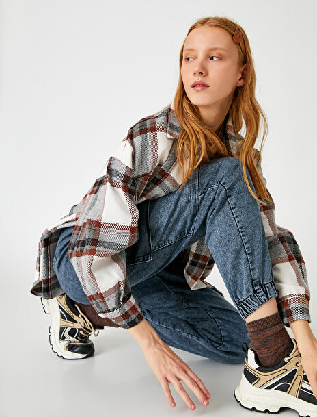 Koton Ole Genç Kız Cepli Jogger Pantolon Koton Ole Genç Kız Cepli Jogger Pantolon