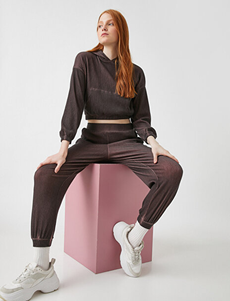 Koton Kadın Beli Lastikli Cepli Jogger Eşofman Altı