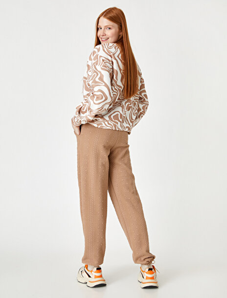 Koton Ole Genç Kız Beli Lastikli Cepli Jogger Eşofman Altı