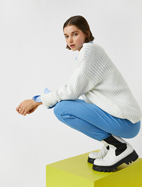 Koton Ole Genç Kız Beli Bağcıklı Cepli Jogger Eşofman Altı