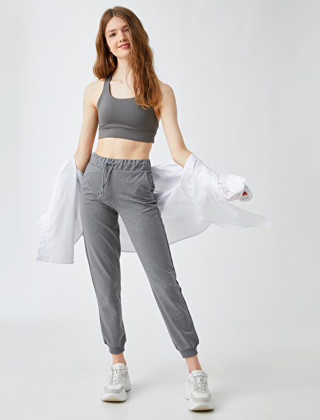 Koton Ole Genç Kız Belden Bağlamalı Eşofman Altı Koton Ole Genç Kız Belden Bağlamalı Eşofman Altı