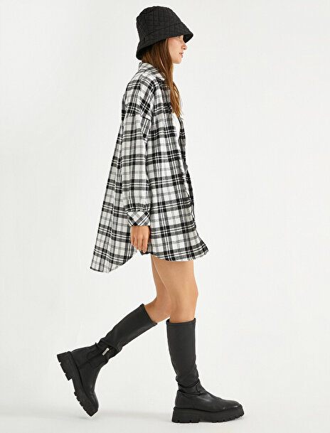 Koton Ole Genç Kız Oduncu Gömleği Cep Detaylı