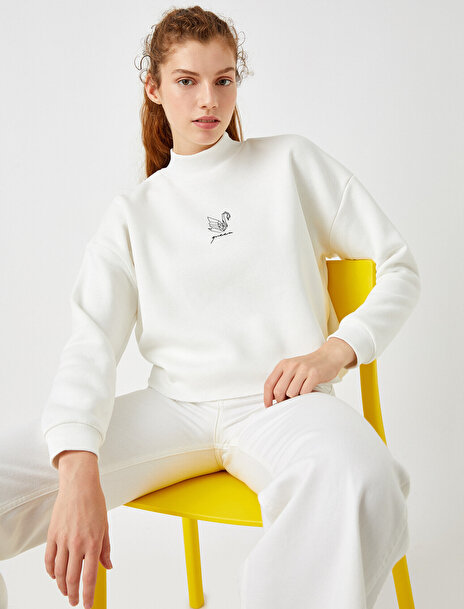 Koton Ole Genç Kız Queen Yazılı Sweatshirt