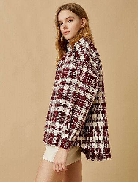 Koton Ole Genç Kız Oduncu Gömleği Ekoseli