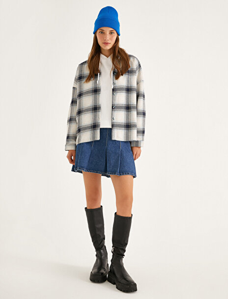 Koton Ole Genç Kız Oduncu Gömleği Ekoseli