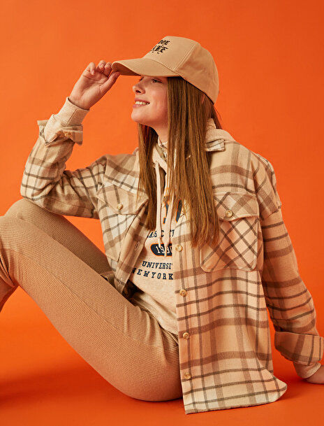 Koton Ole Genç Kız Oduncu Gömleği Ekoseli