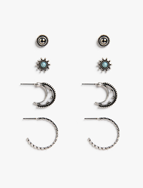 Koton Kadın Taş Detaylı Küpe