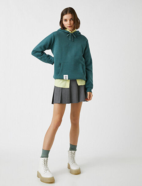 Koton Ole Genç Kız Pileli Mini Etek