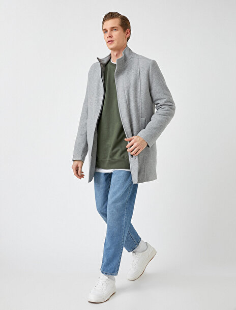 Koton Erkek Kaşe Kaban