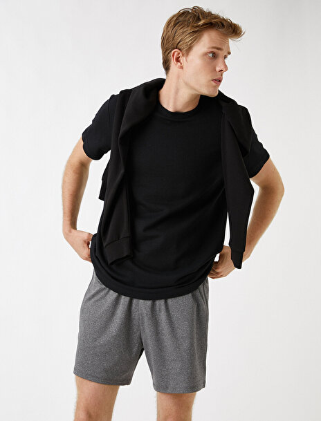 Koton Erkek Beli Bağlamalı Şort Spor Cepli