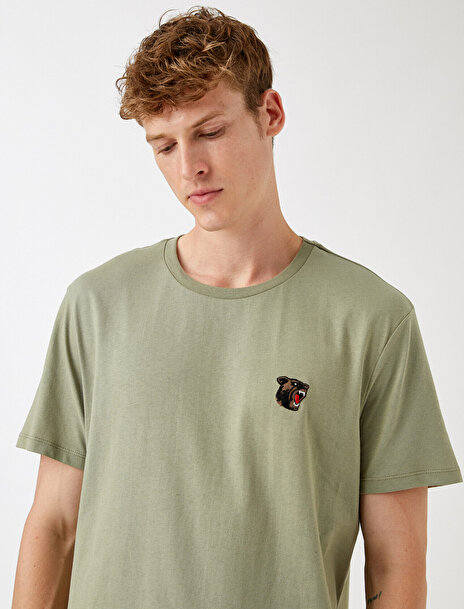 Koton Erkek Minimal Nakışlı Tişört