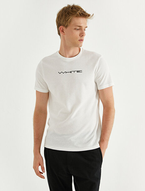Koton Erkek Minimal Baskılı Tişört