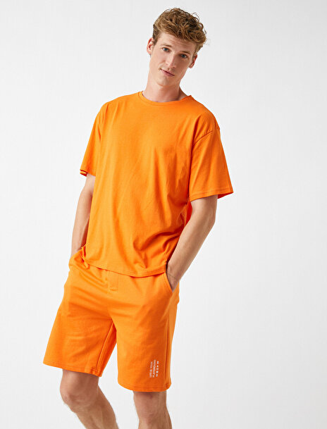 Koton Erkek Oversize Basic Tişört Pamuklu