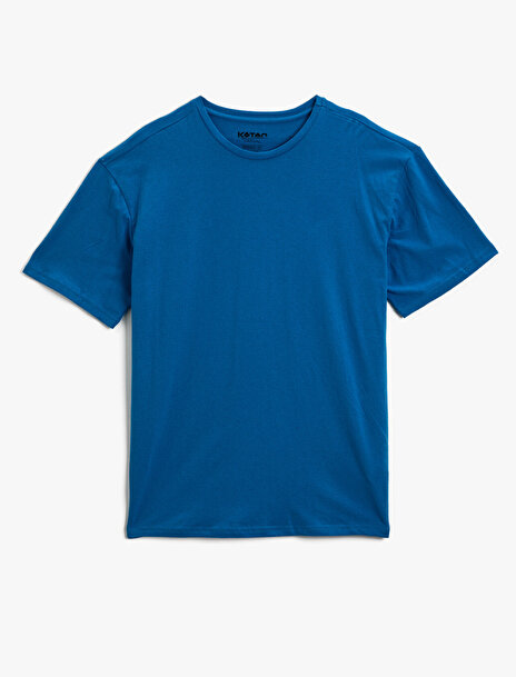 Koton Erkek Oversize Basic Tişört Pamuklu Koton Erkek Oversize Basic Tişört Pamuklu