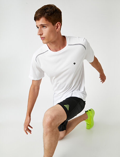 Koton Erkek Logolu Spor Tişört