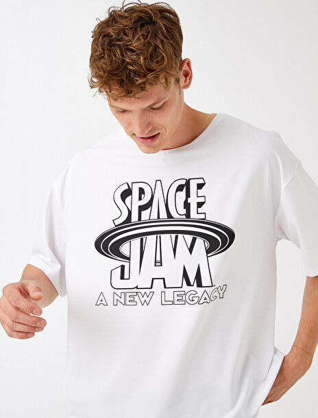 Koton Erkek Space Jam Tişört Lisanslı