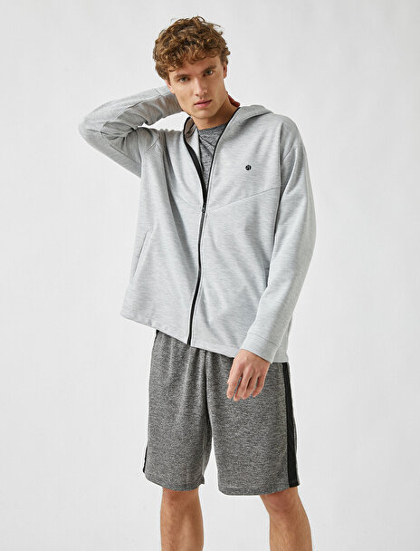 Koton Erkek Fermuarlı Spor Sweatshirt