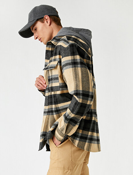 Koton Erkek Ekose Oduncu Gömlek Ceket