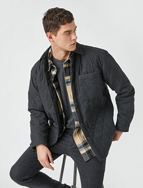 Koton Erkek Kapitone Mont