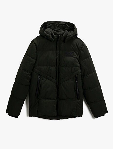 Koton Erkek Kapüşonlu Şişme Mont