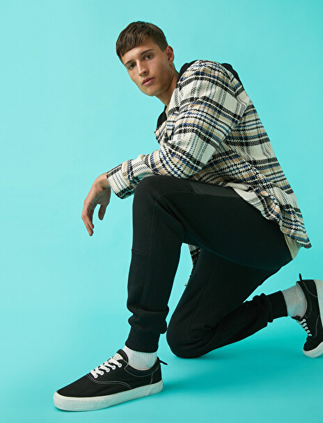 Koton Erkek Deri Detaylı Eşofman Altı