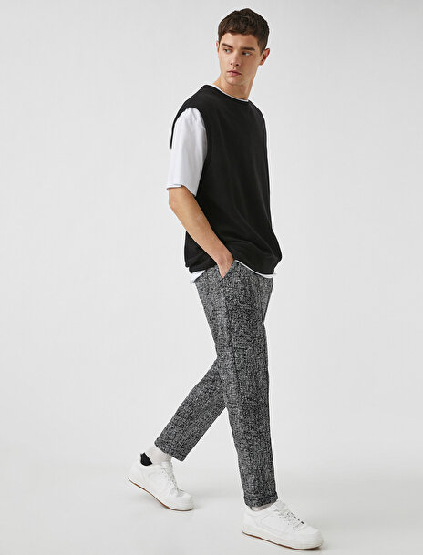 Koton Erkek Rahat Kesim Kırçıllı Eşofman Altı Koton Erkek Rahat Kesim Kırçıllı Eşofman Altı