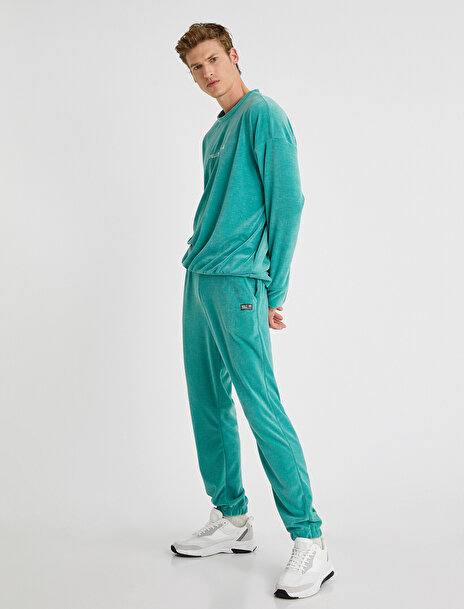 Koton Erkek Jogger Eşofman Altı Kadife Koton Erkek Jogger Eşofman Altı Kadife