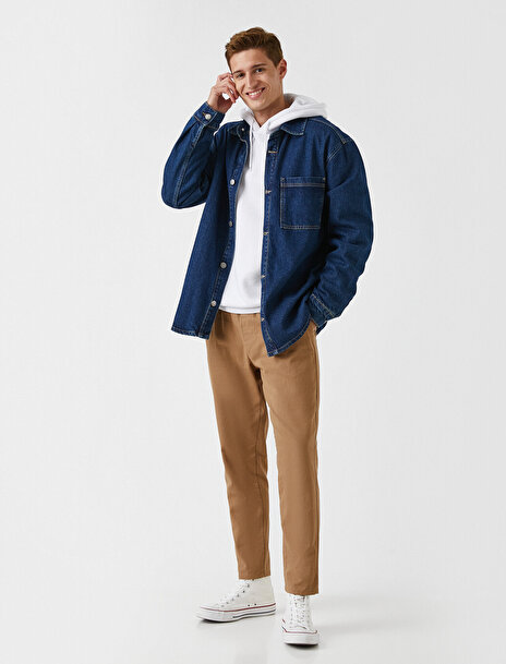 Koton Erkek Tapered Fit Gabardin Pantolon