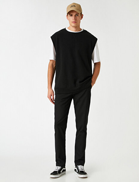 Koton Erkek Skinny Gabardin Chino Pantolon Pamuklu