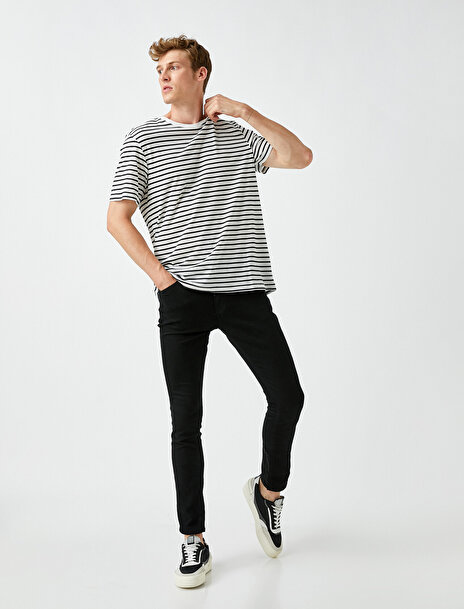 Koton Erkek Skinny Fit Kot Pantolon - Michael Basic Jean Koton Erkek Skinny Fit Kot Pantolon - Michael Basic Jean