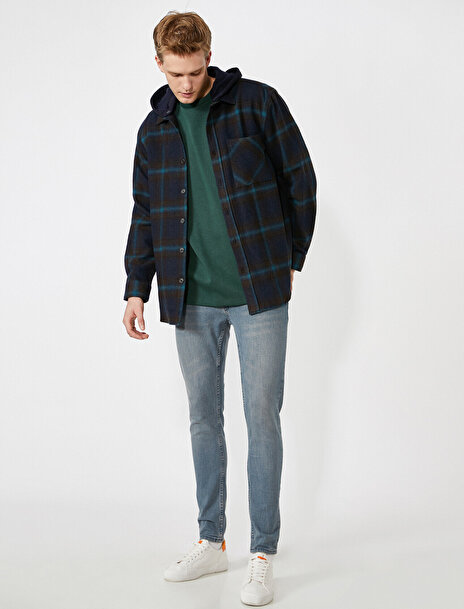 Koton Erkek Skinny Fit Kot Pantolon - Micheal Jean