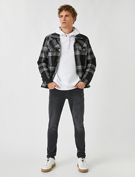 Koton Erkek Skinny Fit Kot Pantolon - Micheal Jean