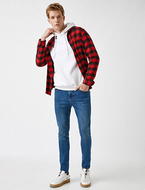 Koton Erkek Super Skinny Fit Kot Pantolon - Justin Jean