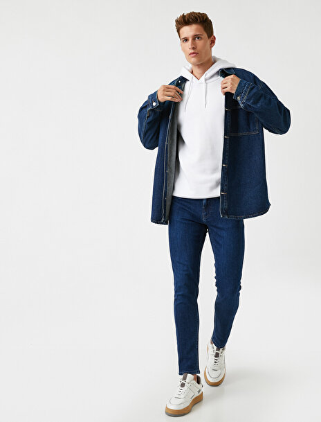 Koton Erkek Skinny Fit Kot Pantolon - Michael Basic Jean Koton Erkek Skinny Fit Kot Pantolon - Michael Basic Jean