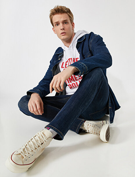 Koton Erkek Skinny Fit Kot Pantolon - Micheal Jean