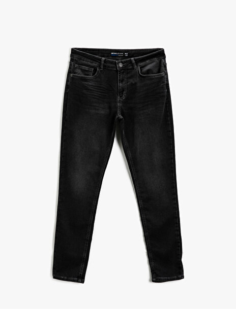 Koton Erkek Skinny Fit Taşlamalı Kot Pantolon - Michael Jean