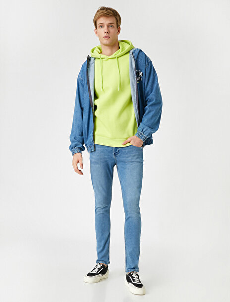 Koton Erkek Skinny Fit Kot Pantolon - Micheal Jean