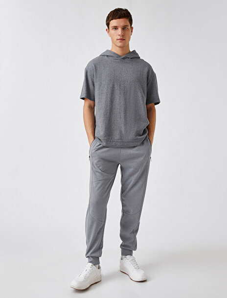 Koton Erkek Fermuarlı Cepli Eşofman Altı