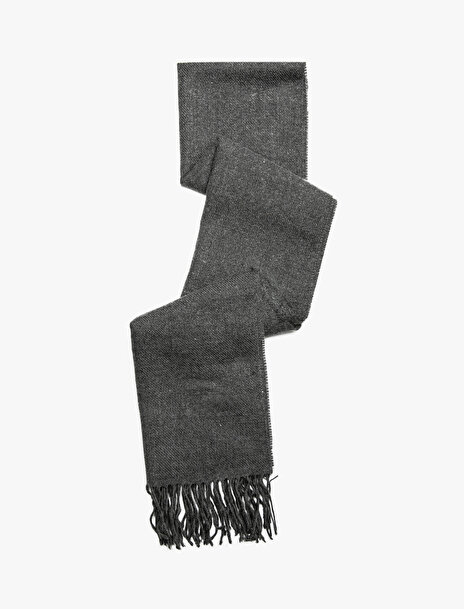 Koton Erkek Erkek Dokuma Şal Püsküllü