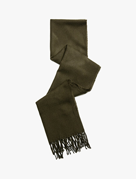 Koton Erkek Erkek Dokuma Şal Püsküllü